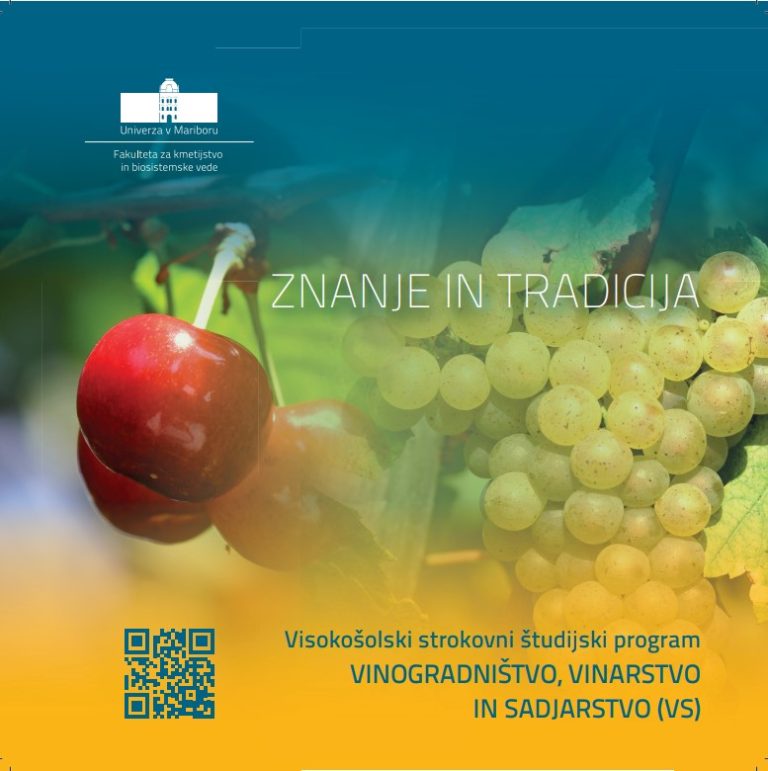 Študij na FKBV – Fakulteta za kmetijstvo in biosistemske vede